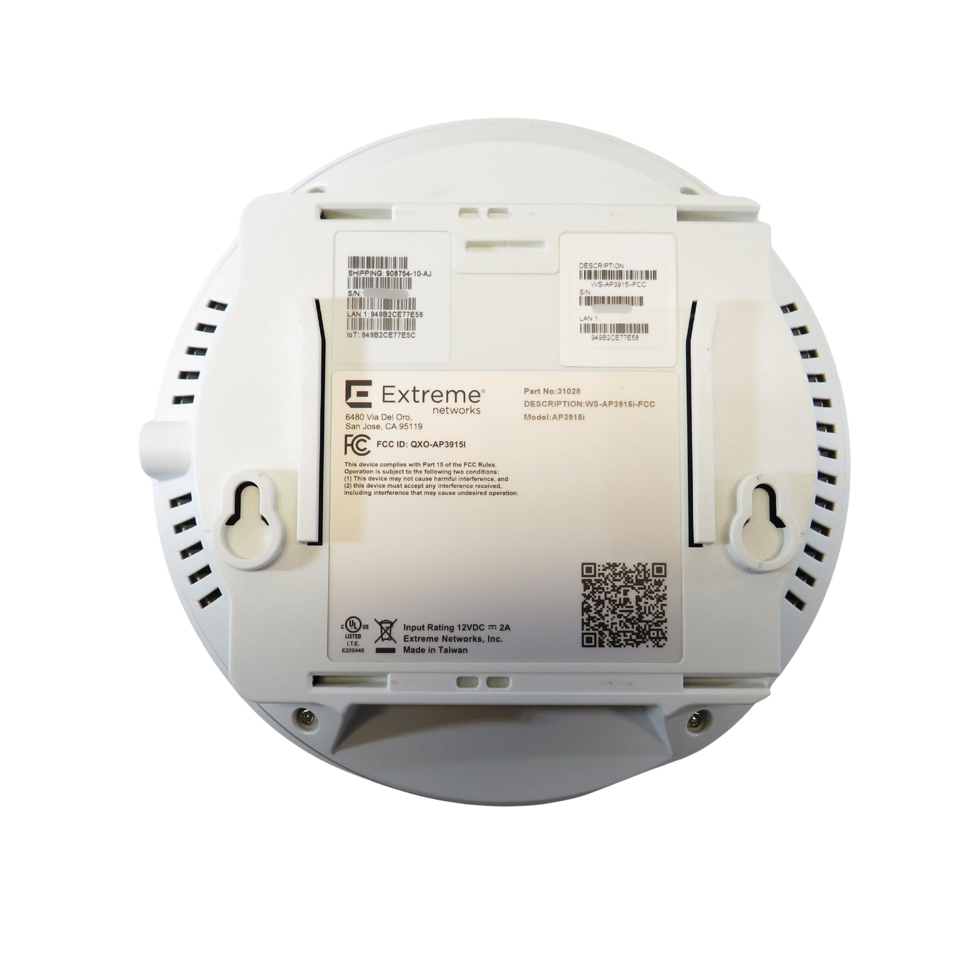 Extreme AP3915I 31028 Wireless 802.11 a/ac+b/ g/n Indoor Access Point ...