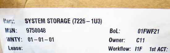 IBM 7226-1U3 ULT3580-HH8 46C2938 LTO8 1U Tape Drive 00D9373 46C1597 00 ...